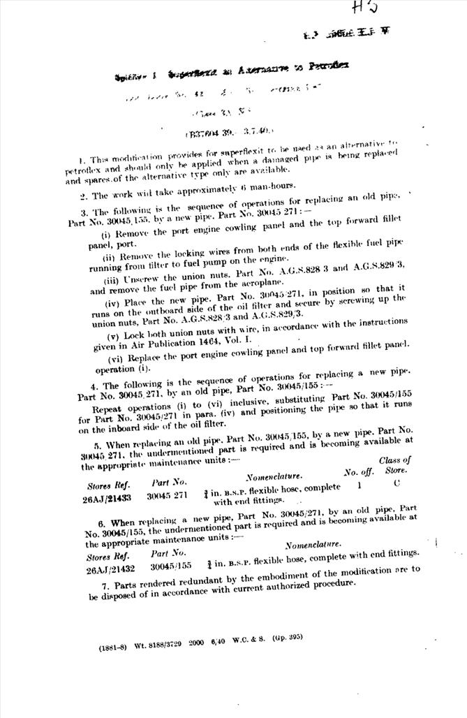 Spitfire I Superflexit as Alternative to Pertroflex - AirCorps Library