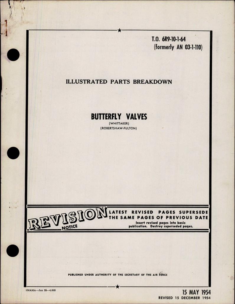Illustrated Parts Breakdown for Butterfly Valves - AirCorps Library