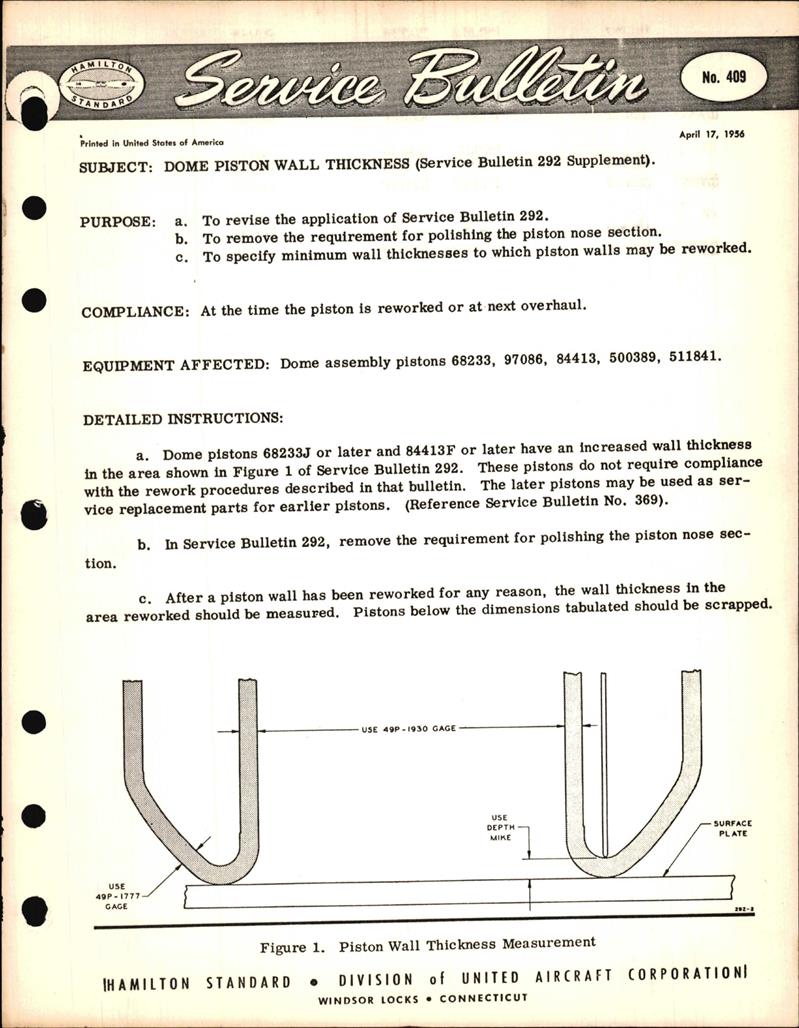 Dome Piston Wall Thickness - AirCorps Library