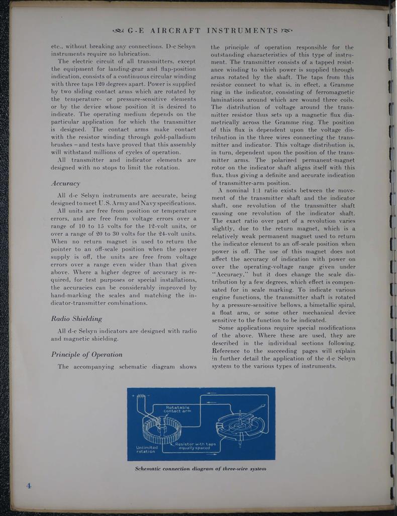 Aircraft Instruments, Remote-Indicating D-C Selsyn System - AirCorps ...