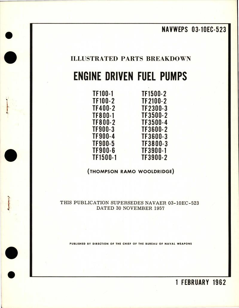 Illustrated Parts Breakdown for Engine Driven Fuel Pumps ...