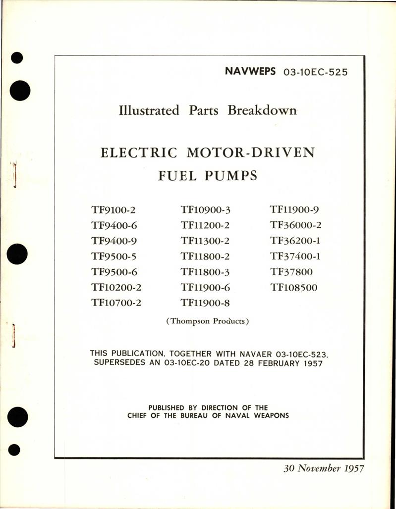 Illustrated Parts Breakdown for Fuel Pumps - AirCorps Library