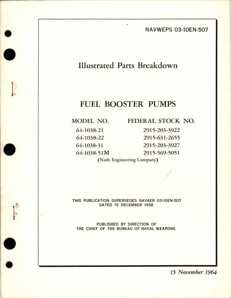 Illustrated Parts Breakdown for Fuel Booster Pumps [aug4fulfwam45 ...