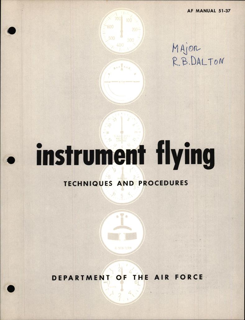 Instrument Flying Techniques and Procedures - AirCorps Library