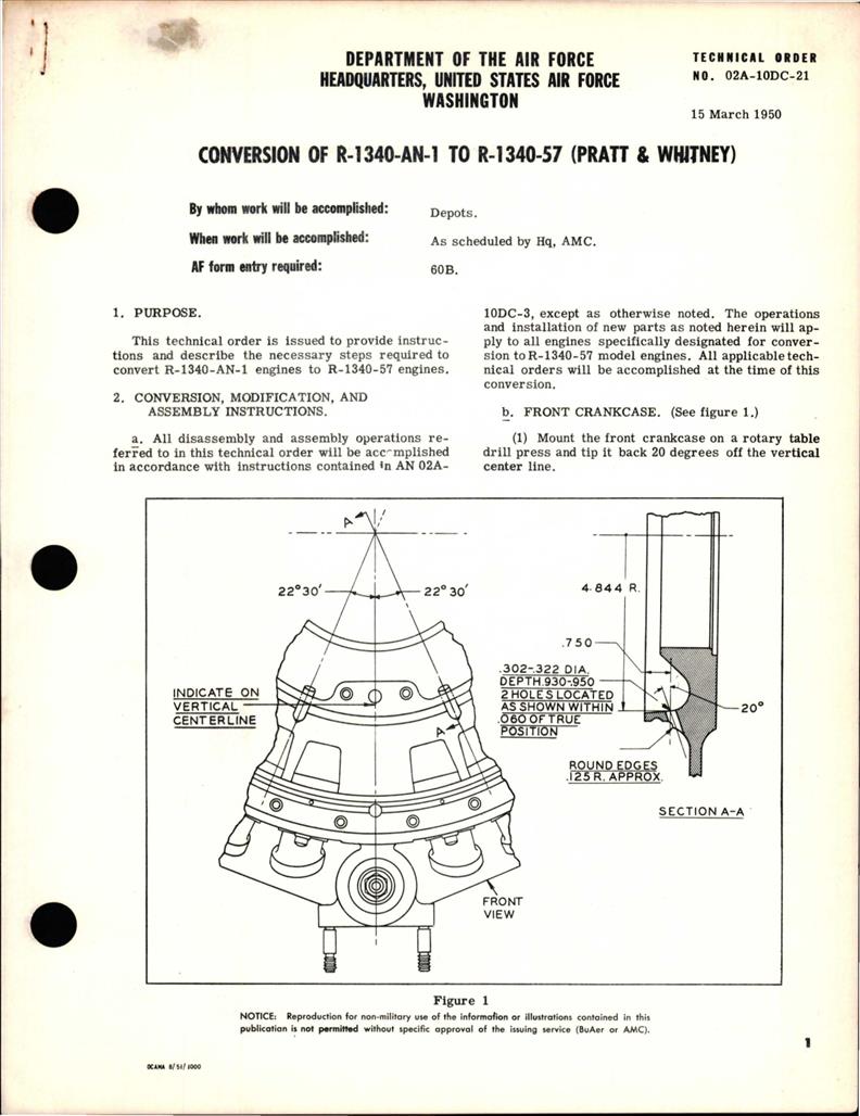 Conversion of R-1340-AN-1 to R-1340-57 - AirCorps Library