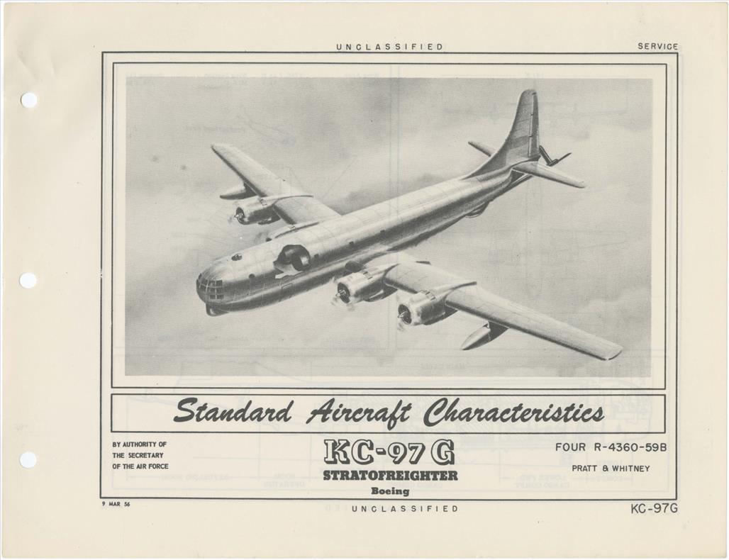 KC-97G Boeing Stratofreighter - Standard Aircraft Characteristics ...