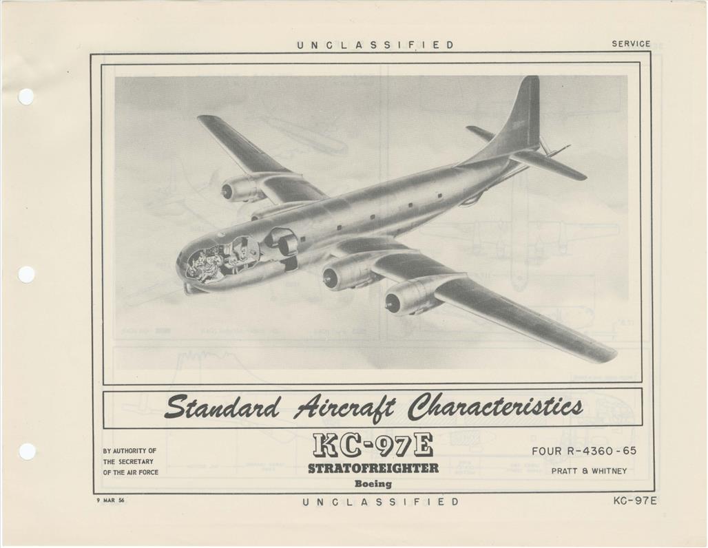 KC-97E Boeing Stratofreighter - Standard Aircraft Characteristics ...