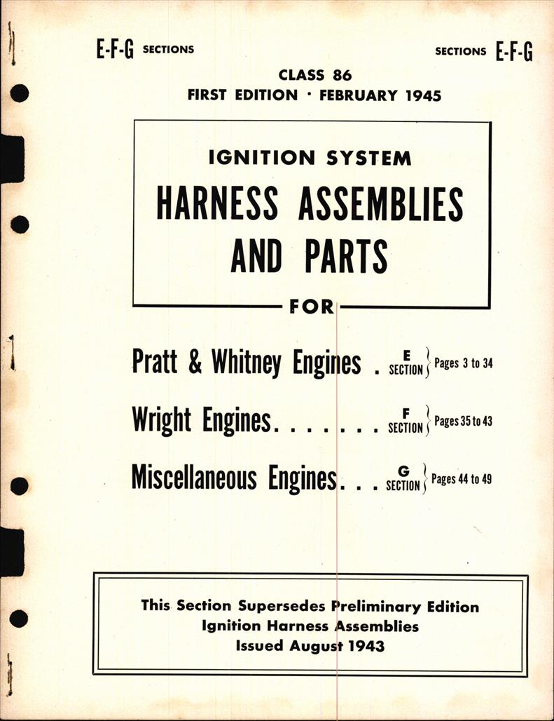 Ignition System Harness Assemblies and Parts - AirCorps Library