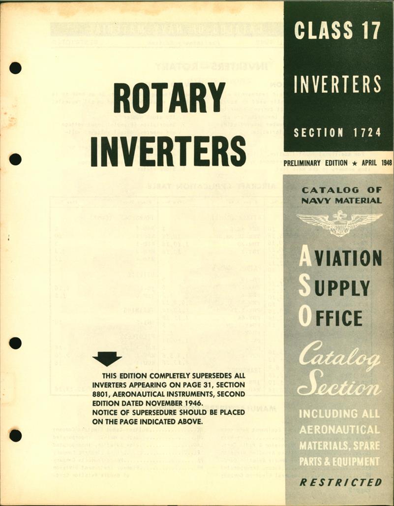 Rotary Inverters - AirCorps Library