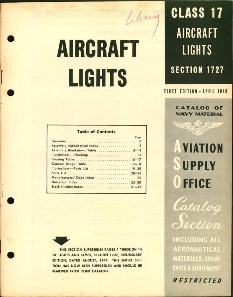 Aircraft Blueprint Reading - AirCorps Library