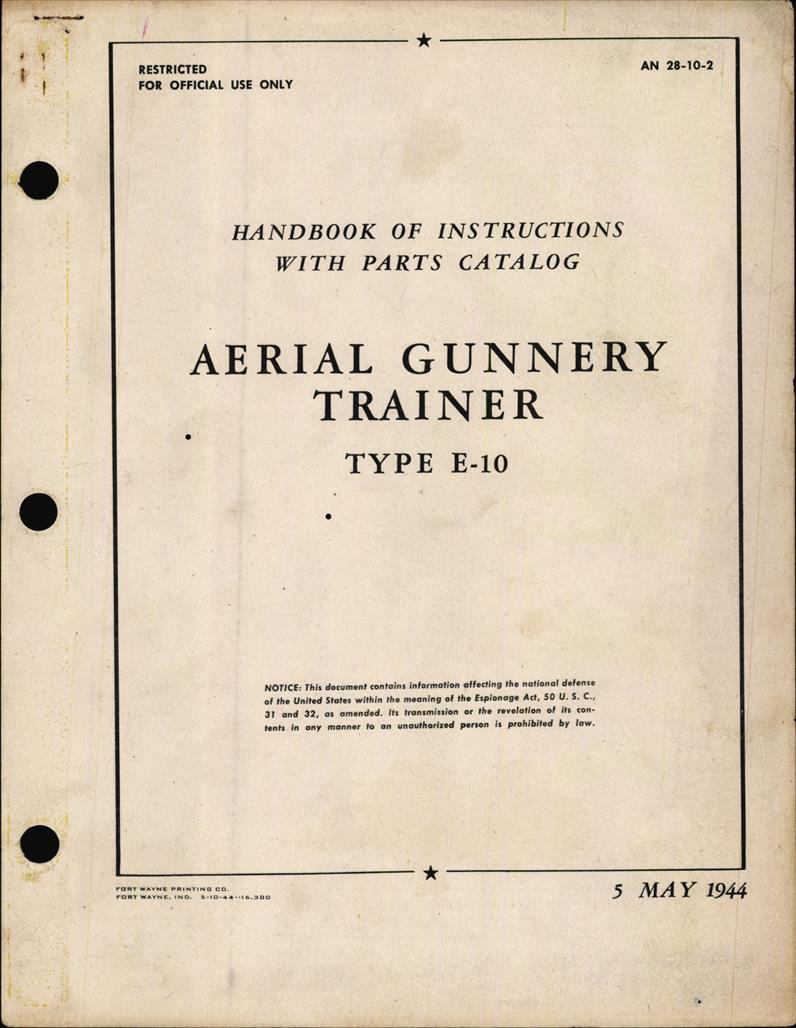 Aircrewman's Gunnery Manual - AirCorps Library