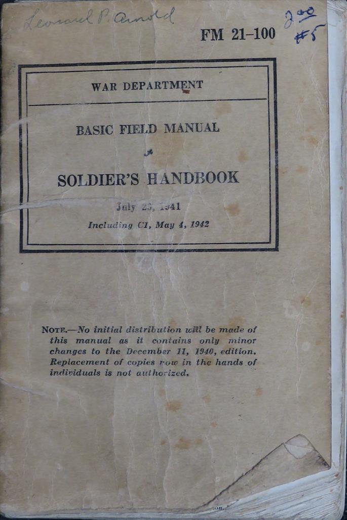 Basic Field Manual for Soldier's Handbook - AirCorps Library