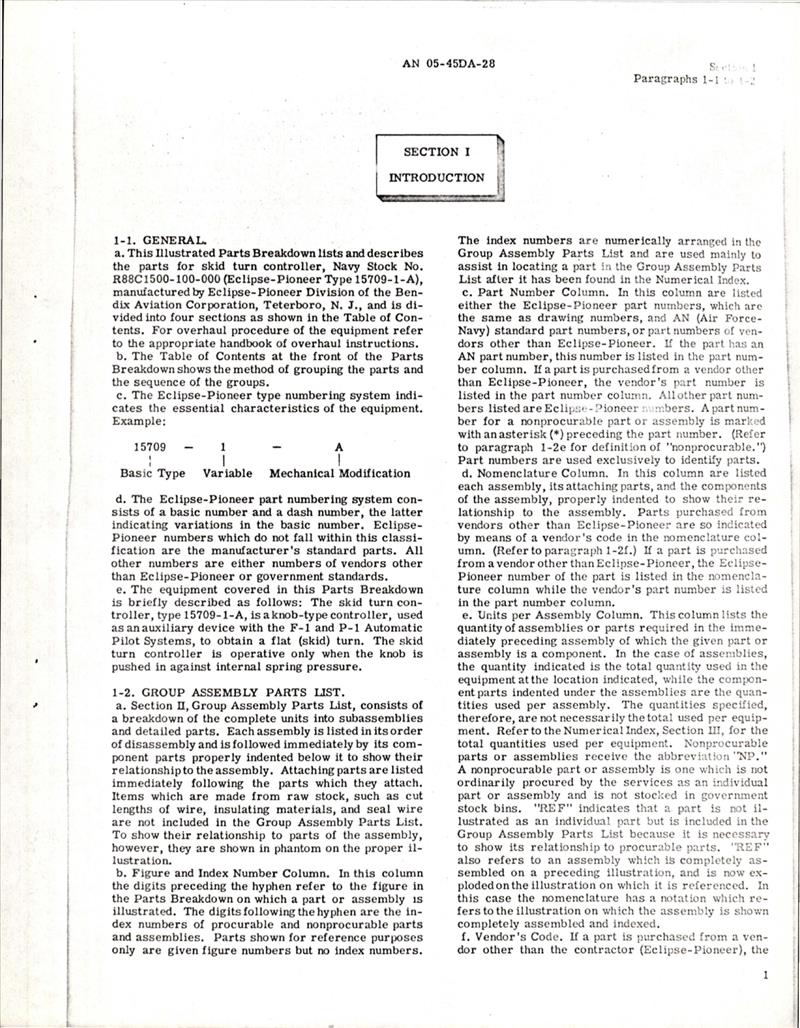Illustrated Parts Breakdown for Skid Turn Controller - Part 15709-1-A ...