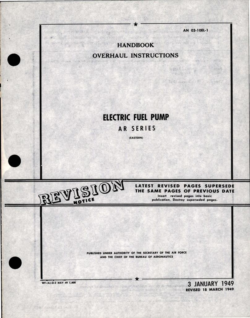 Overhaul Instructions for Electric Fuel Pumps - AR Series - AirCorps ...