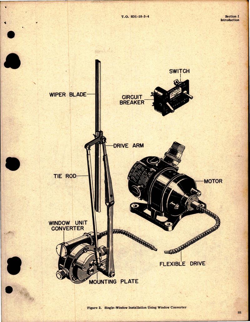 Illustrated Parts Breakdown for Electric Windshield Wiper Assembly ...