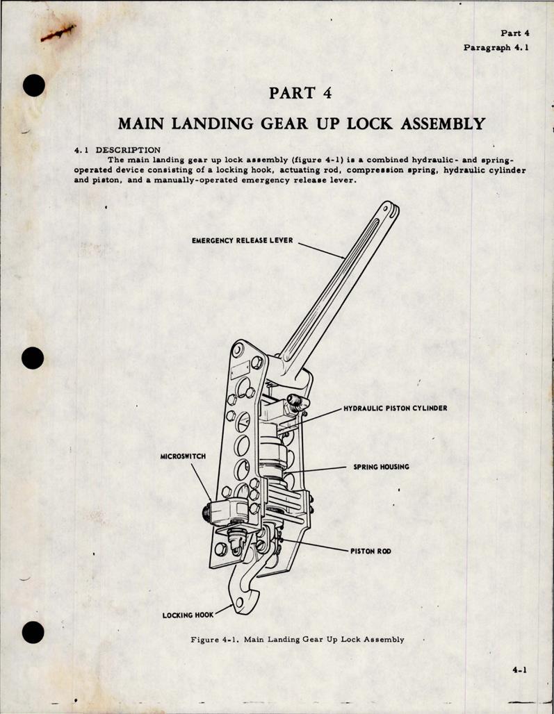 Main Landing Gear Up Lock Assembly - AirCorps Library