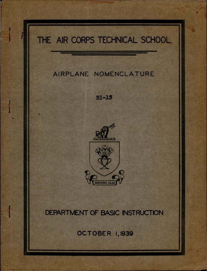 Airplane Nomenclature - AirCorps Library