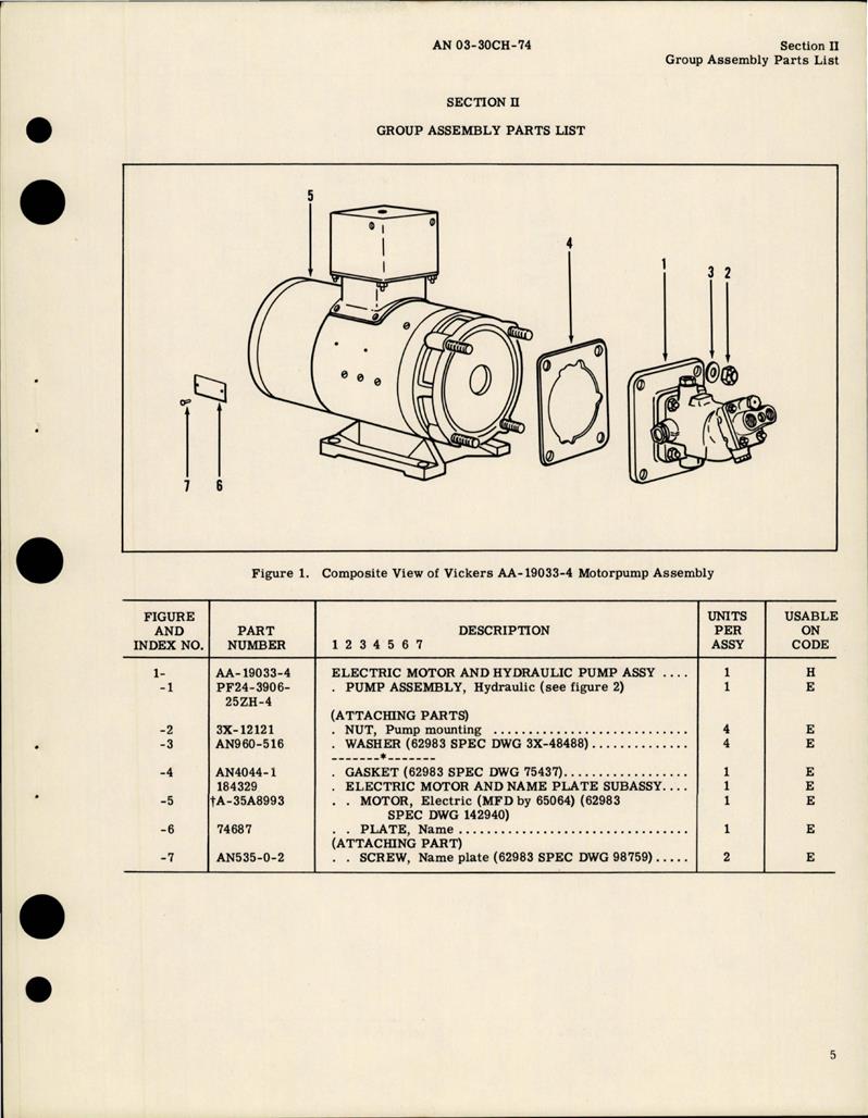 Illustrated Parts Breakdown for Hydraulic Pump Assemblies - AirCorps ...