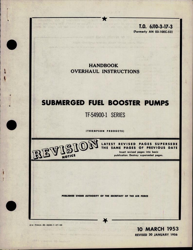 Overhaul Instructions for Submerged Fuel Booster Pumps - TF-54900-1 ...