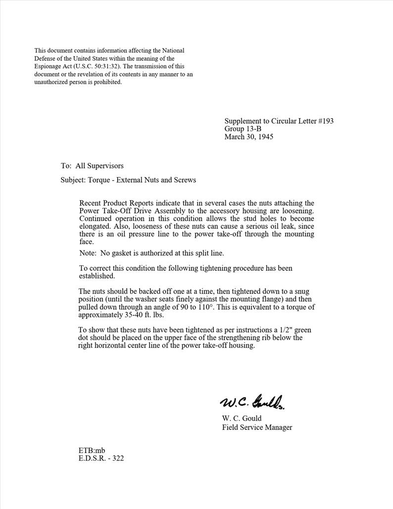 Torque - External Nuts and Screws - AirCorps Library