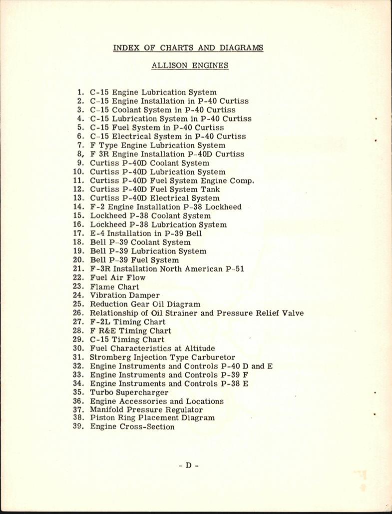 Instructional Charts for Allison Engines - Instructors Instruction ...