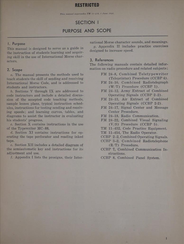 International Morse Code Instructions - AirCorps Library