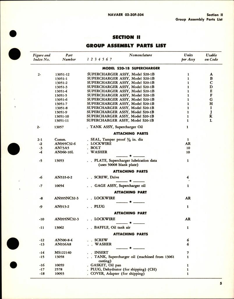 Illustrated Parts Breakdown for Supercharger - Model S20-1B - AirCorps ...