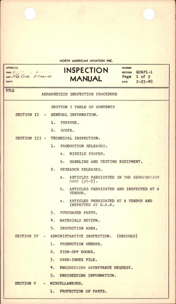 Recommended Inspection Procedure - AirCorps Library